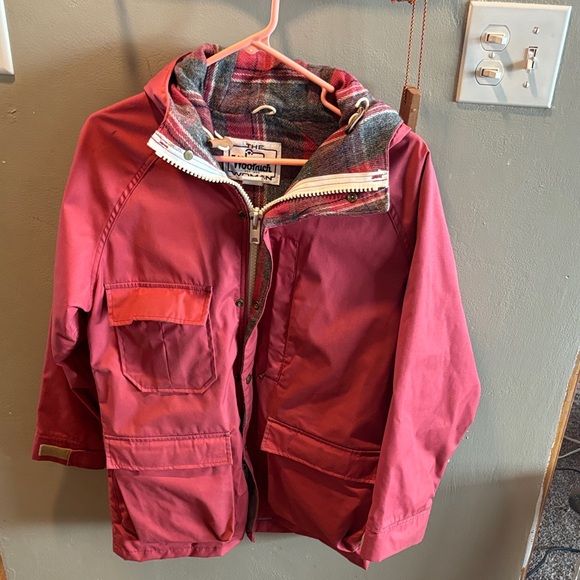 Woolrich | Jackets & Coats | Woolrich Red And Gray Checkered Jacket ...
